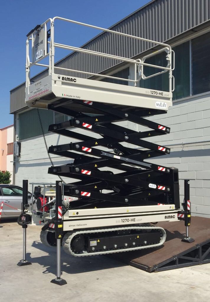 GALLERY | Almac » Crawler Scissor Lift Almac Bibi 1270he | Silcom North