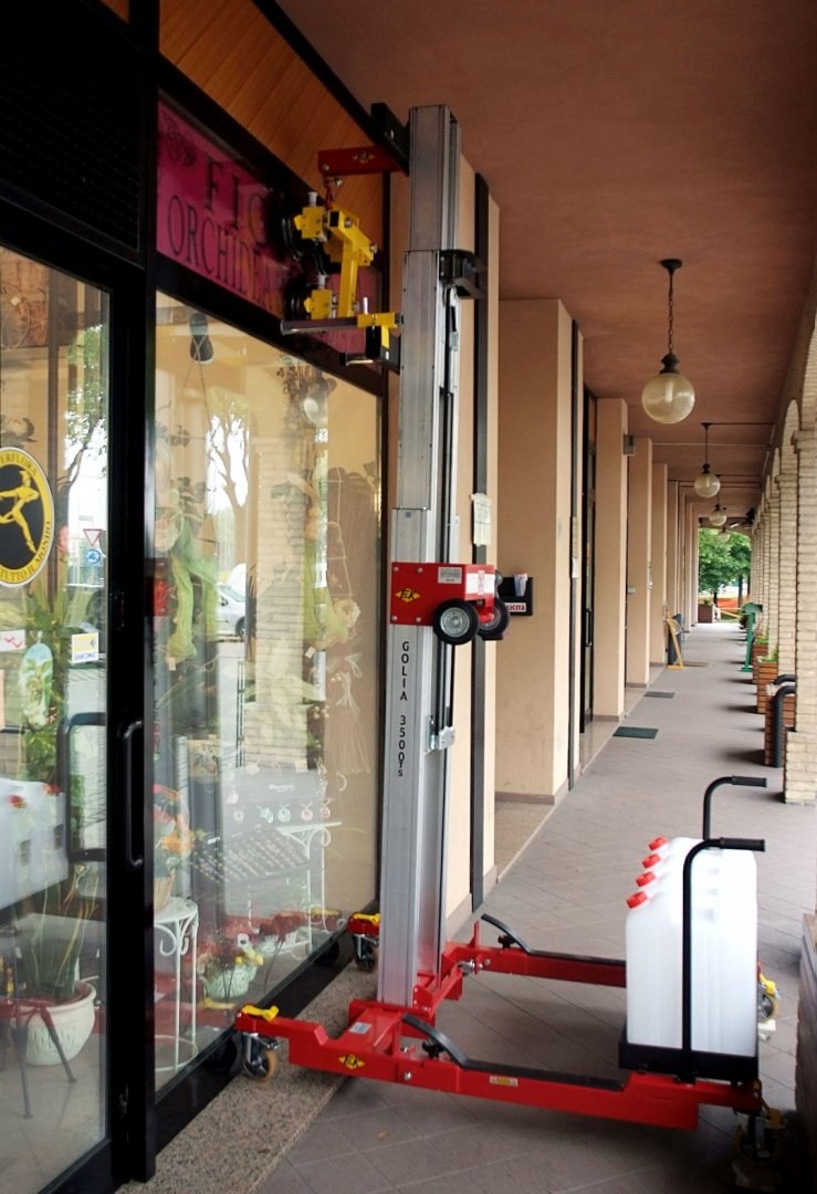 GALLERY | Golia » Material Lift For Glass Golia Evo3500ts | Silcom North