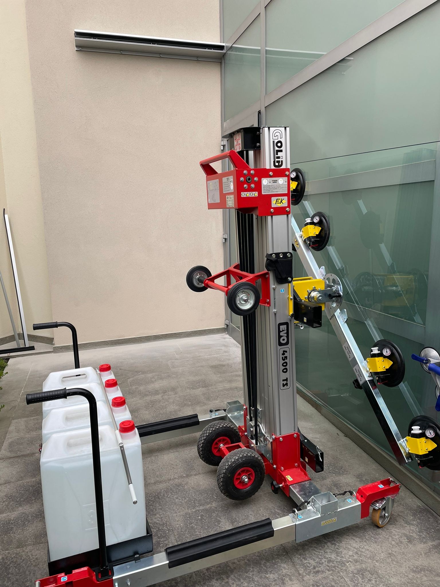 GALLERY | Golia » Material Lift For Glass Golia Evo4500ts | Silcom North